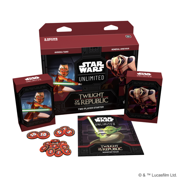 Star Wars: Unlimited TCG - Twilight of the Republic Two-Player Starter ...